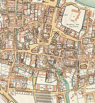 Historiske Bykort - København, Aarhus, Odense & Verden